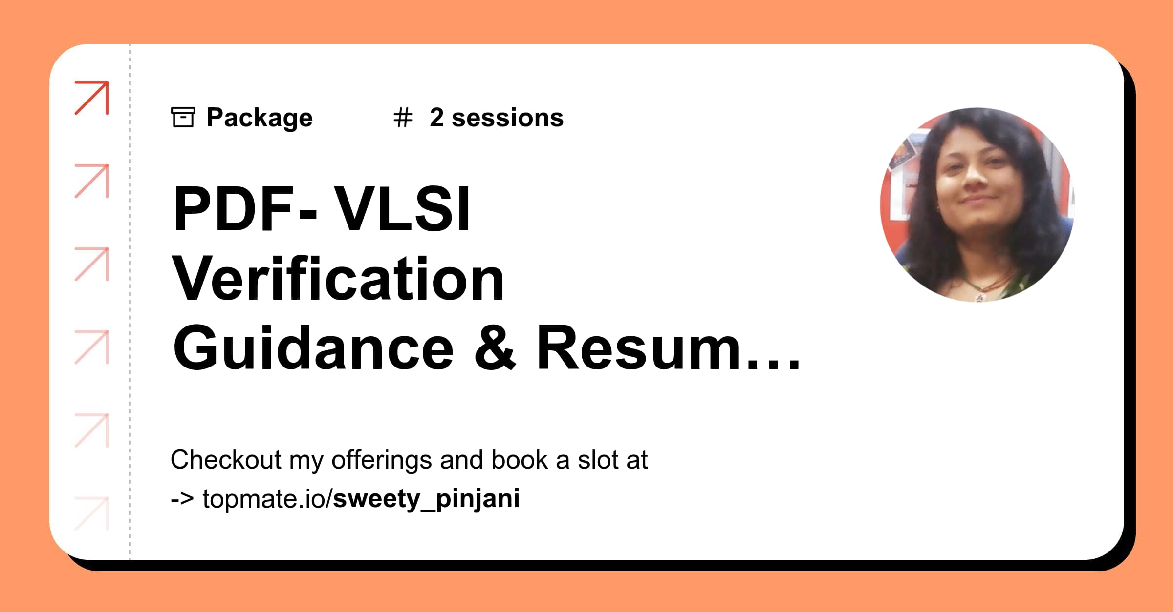 PDF- VLSI Verification Guidance & Resume Building with Sweety Pinjani
